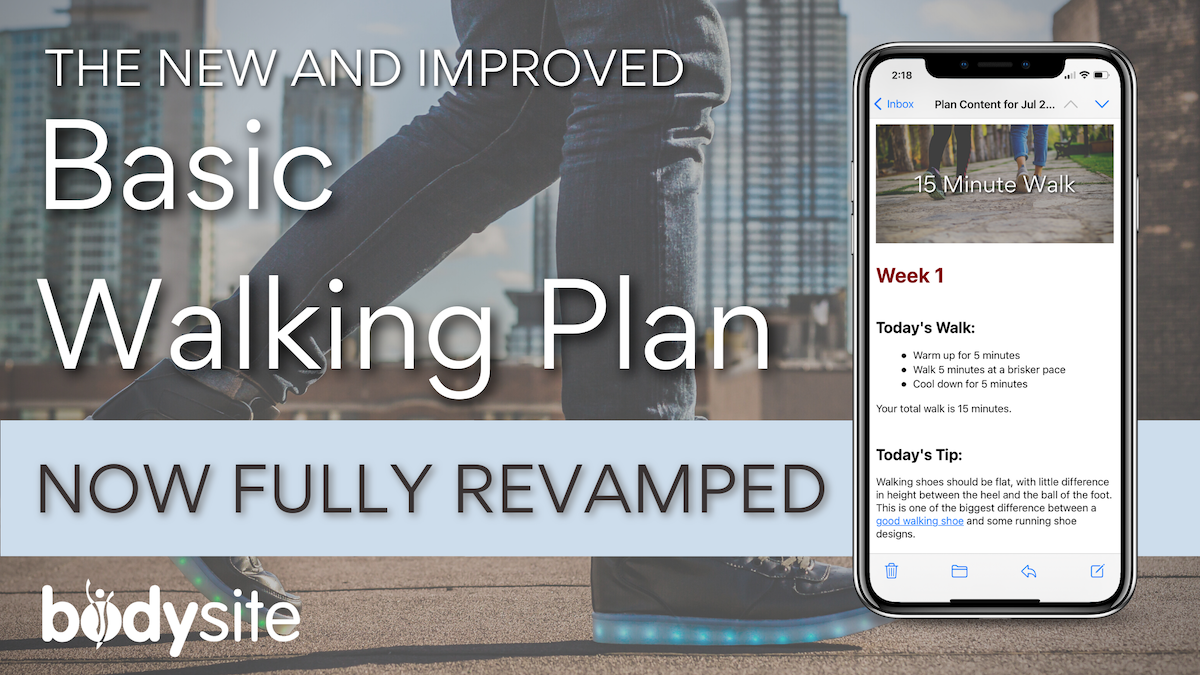 Basic Walking Patient Education Plan for a Healthy Lifestyle – BodySite ...